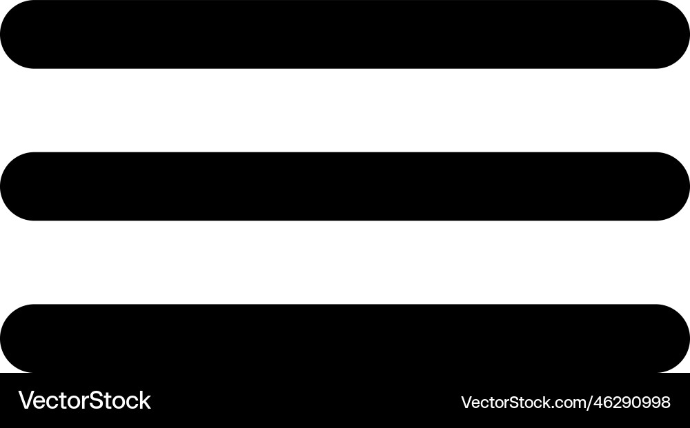 Menu navigation icon web Royalty Free Vector Image