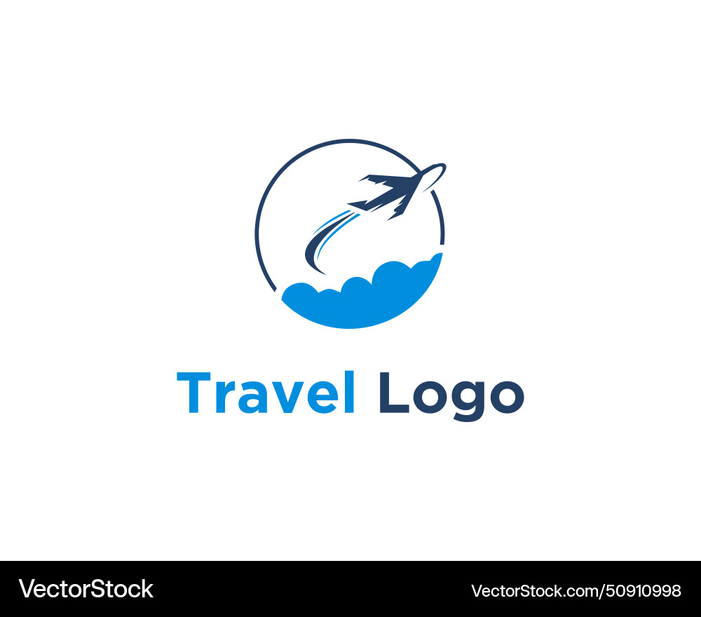 Travel logo design Royalty Free Vector Image - VectorStock
