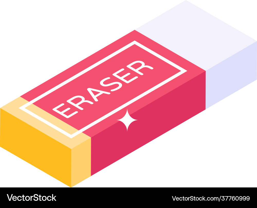 Eraser Royalty Free Vector Image - VectorStock