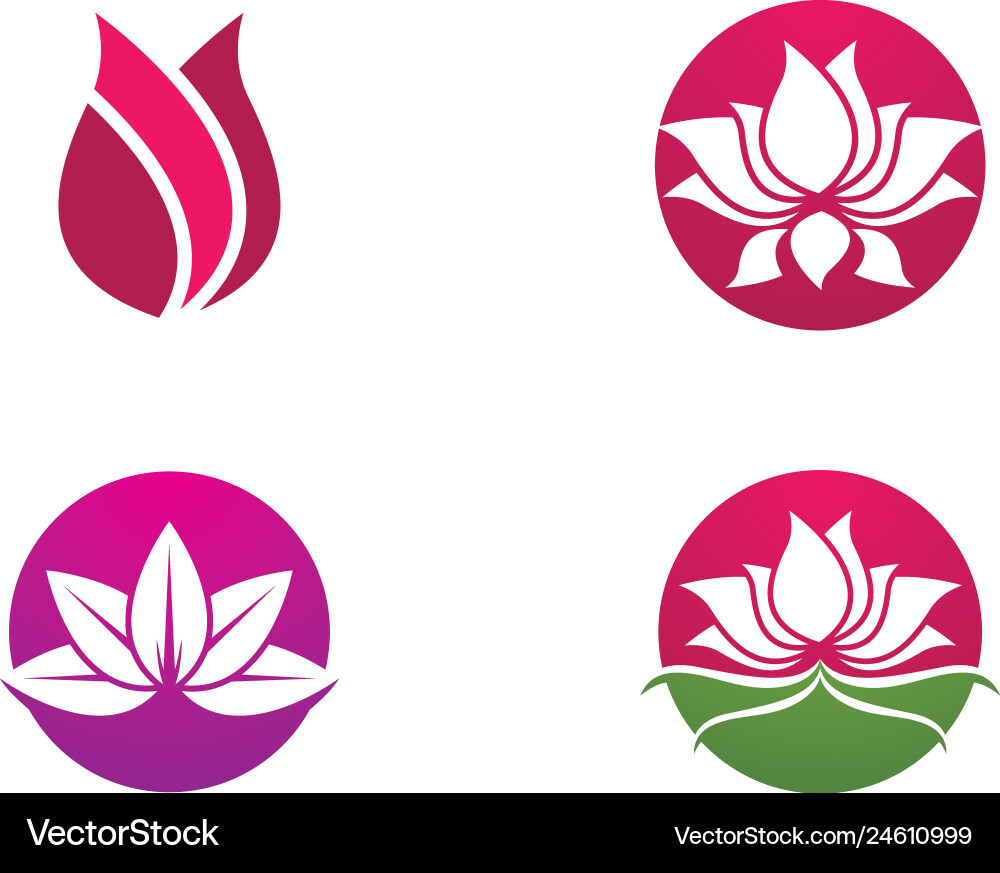 Lotus symbol Royalty Free Vector Image - VectorStock