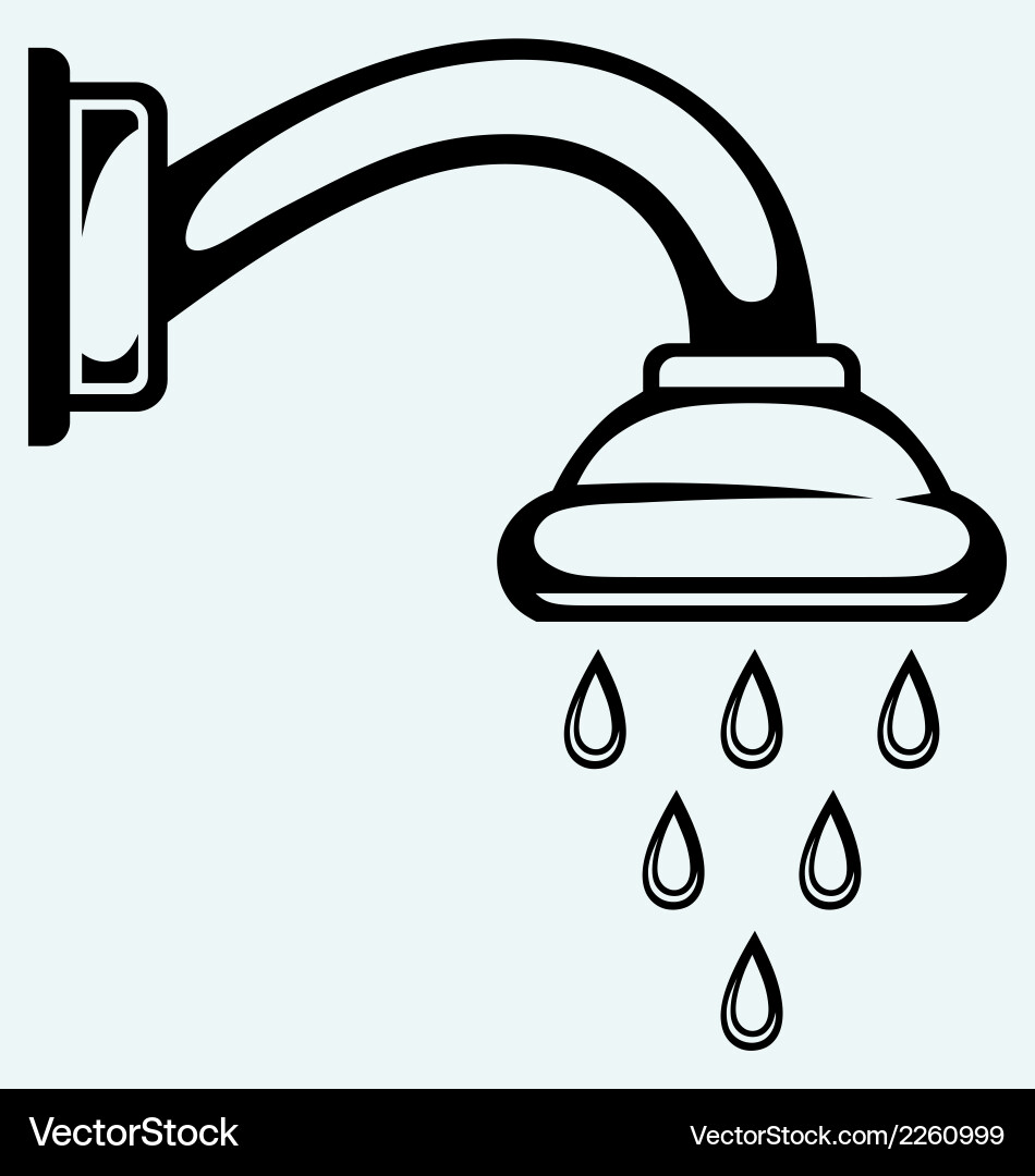 Shower head Royalty Free Vector Image - VectorStock