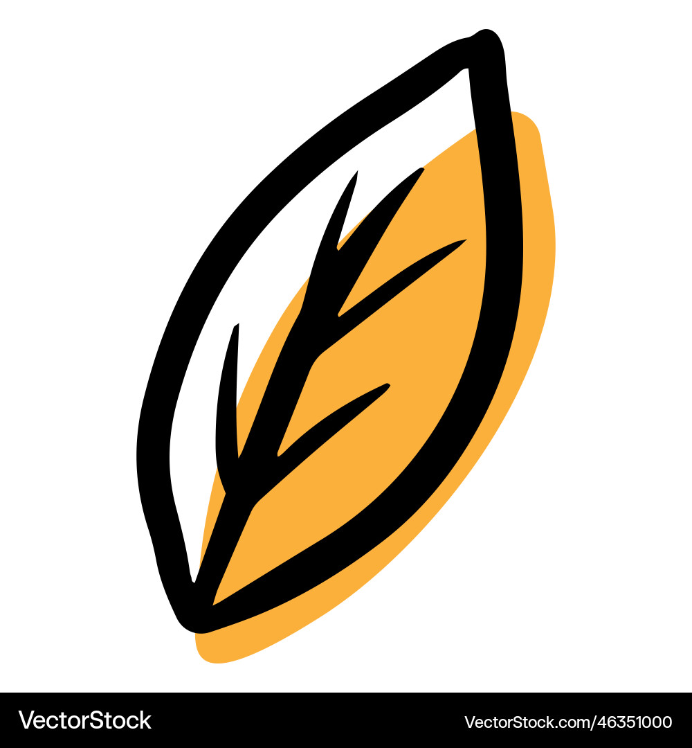 Autumn leaf icon Royalty Free Vector Image - VectorStock