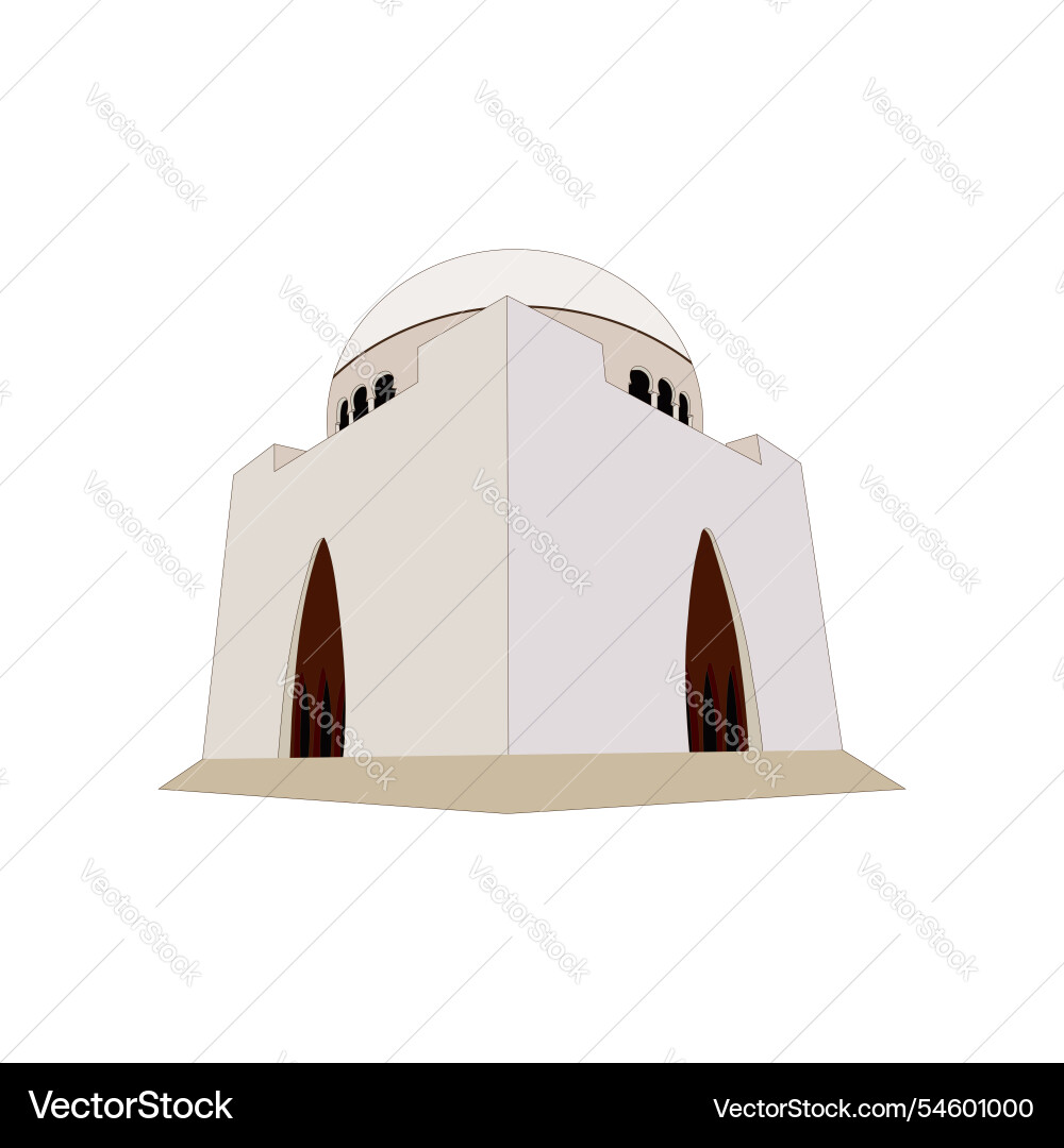 Mazar e quaid azam design – Royalty-Free Vector | VectorStock