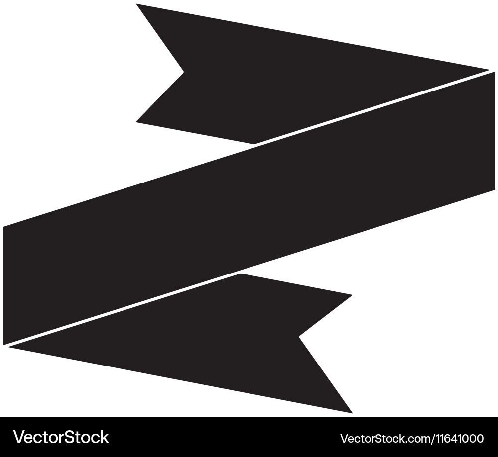 Ribbon banner icon image Royalty Free Vector Image