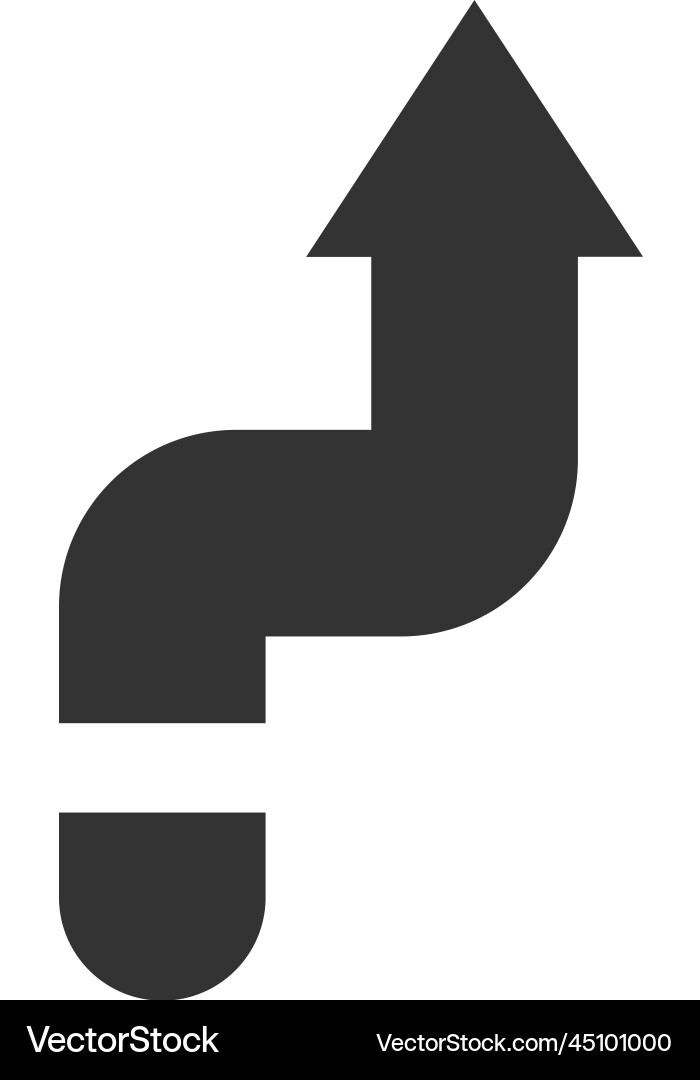 Up direction icon Royalty Free Vector Image - VectorStock