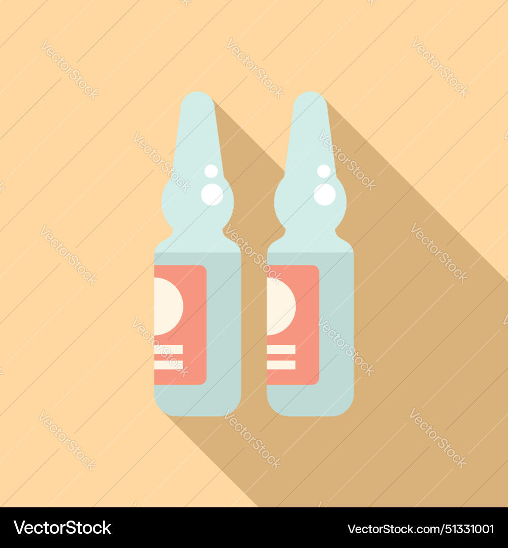 Cartoon nasal spray bottles Royalty Free Vector Image