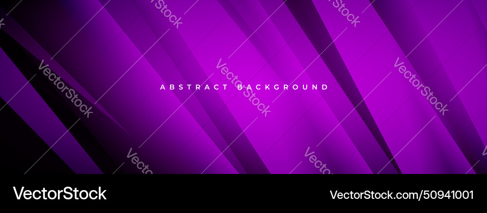Dark violet modern abstract wide banner Royalty Free Vector