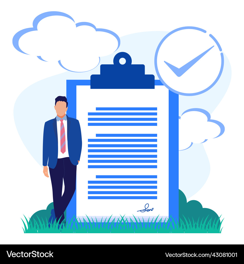 Graphic cartoon character of data and document Vector Image