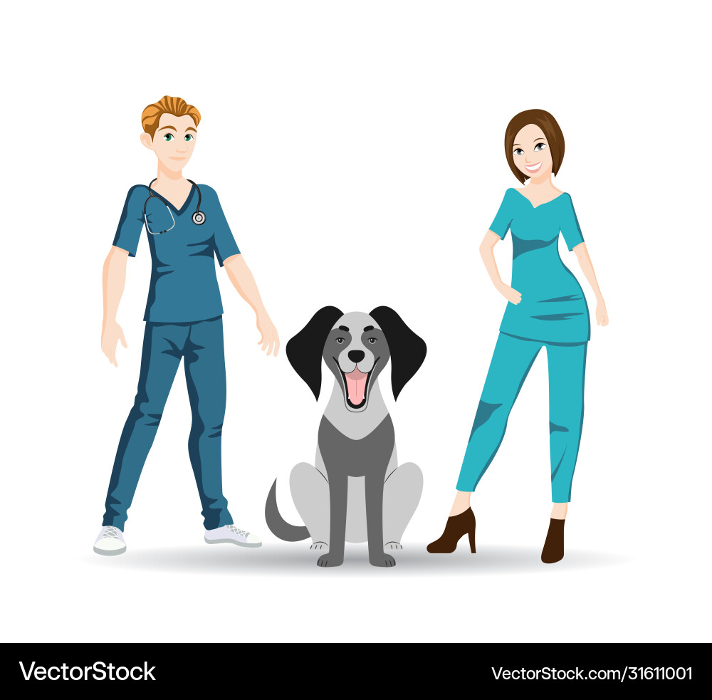 Veterinarian 8 Royalty Free Vector Image - VectorStock