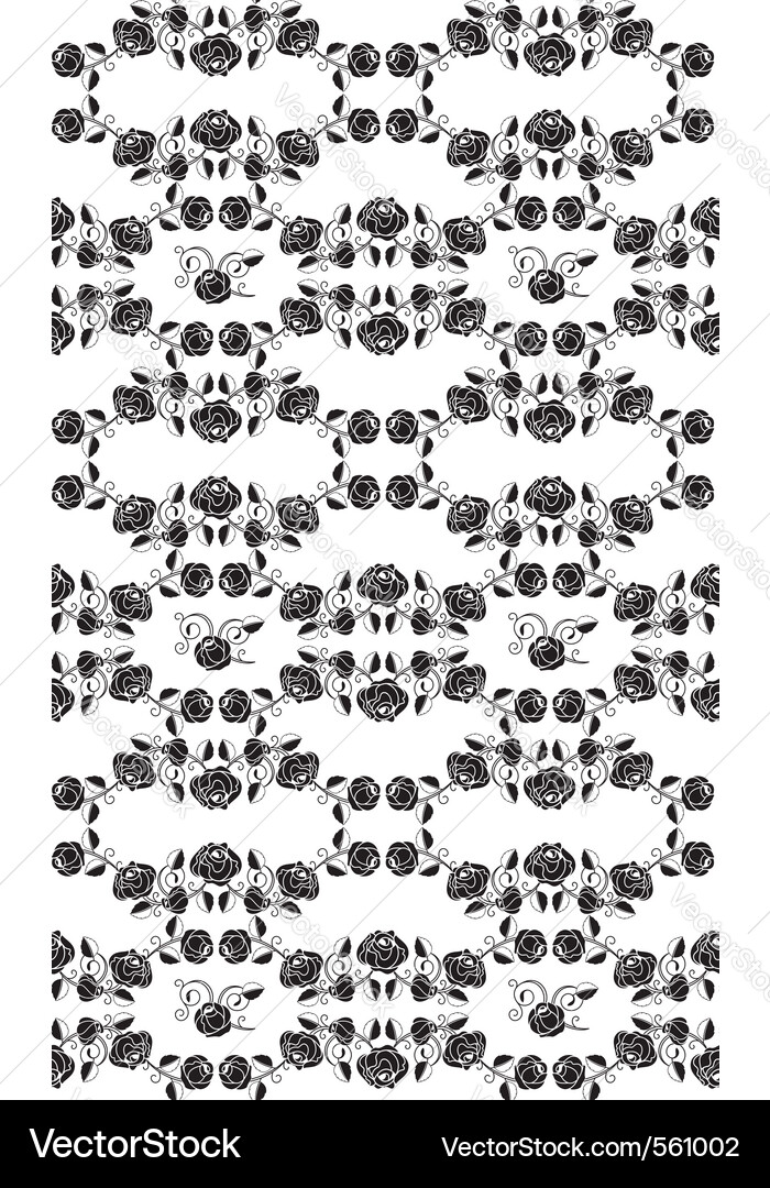 Elegant Rose Seamless Pattern Royalty Free Vector Image