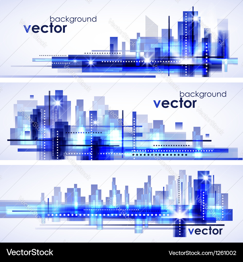 Modern cityscape background Royalty Free Vector Image