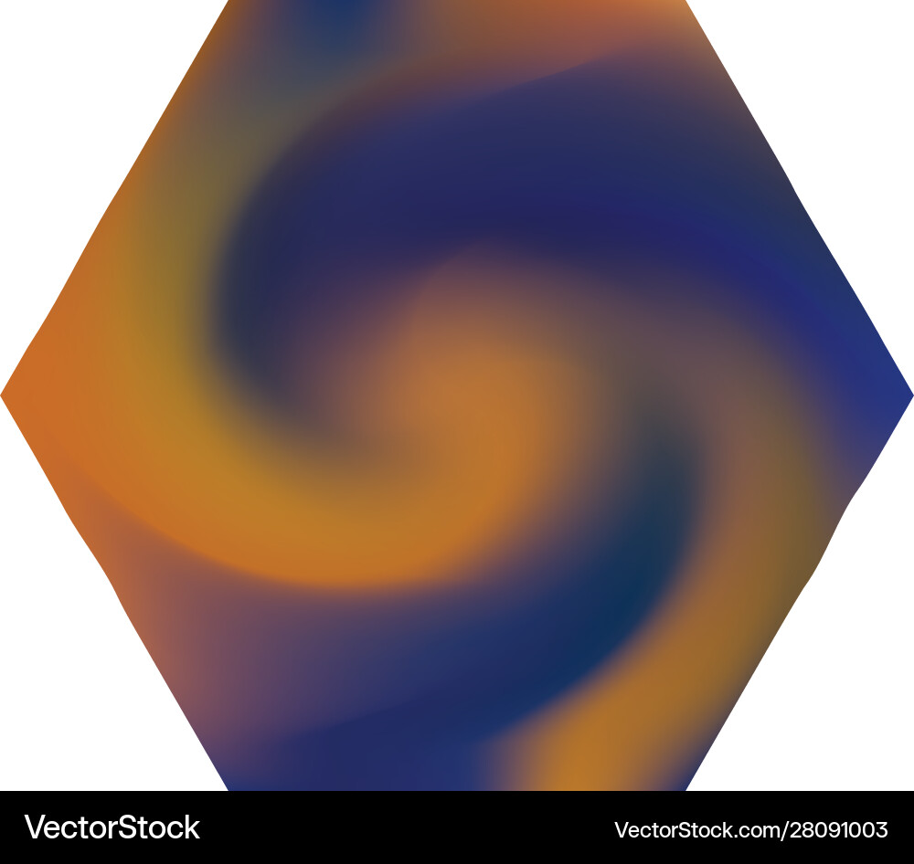 Colored background in form a shape Royalty Free Vector Image