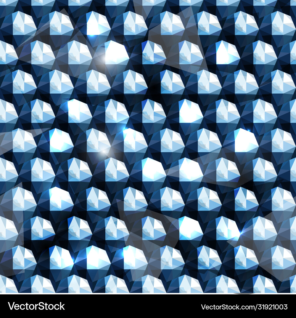 Diamond Bejeweled Pattern Royalty Free Vector Image