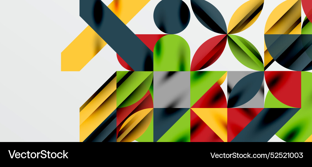 Geometric neo patterns abstract background Vector Image