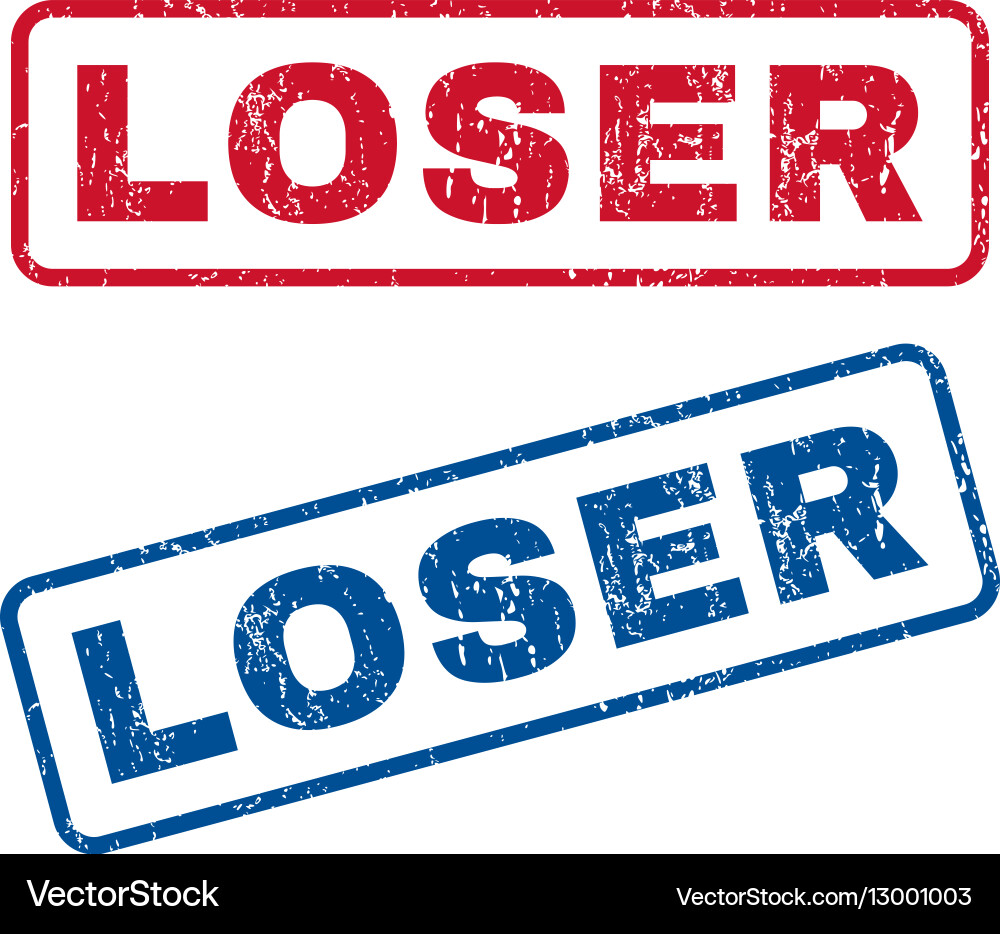 Grunge Rubber Stamps - Loser Text Royalty Free Vector Image