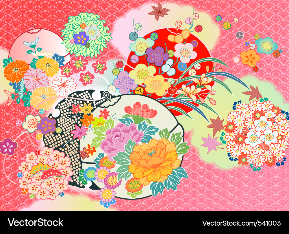 Kimono Royalty Free Vector Image - VectorStock