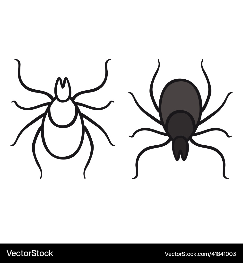 Outline tick Royalty Free Vector Image - VectorStock