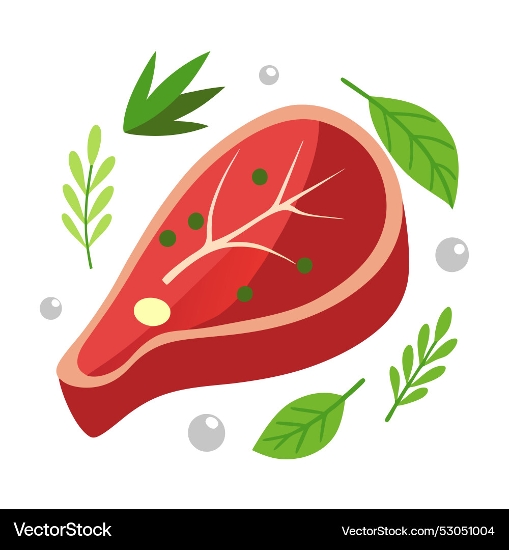 Cooked bacon slices isolated on transparent Vector Image
