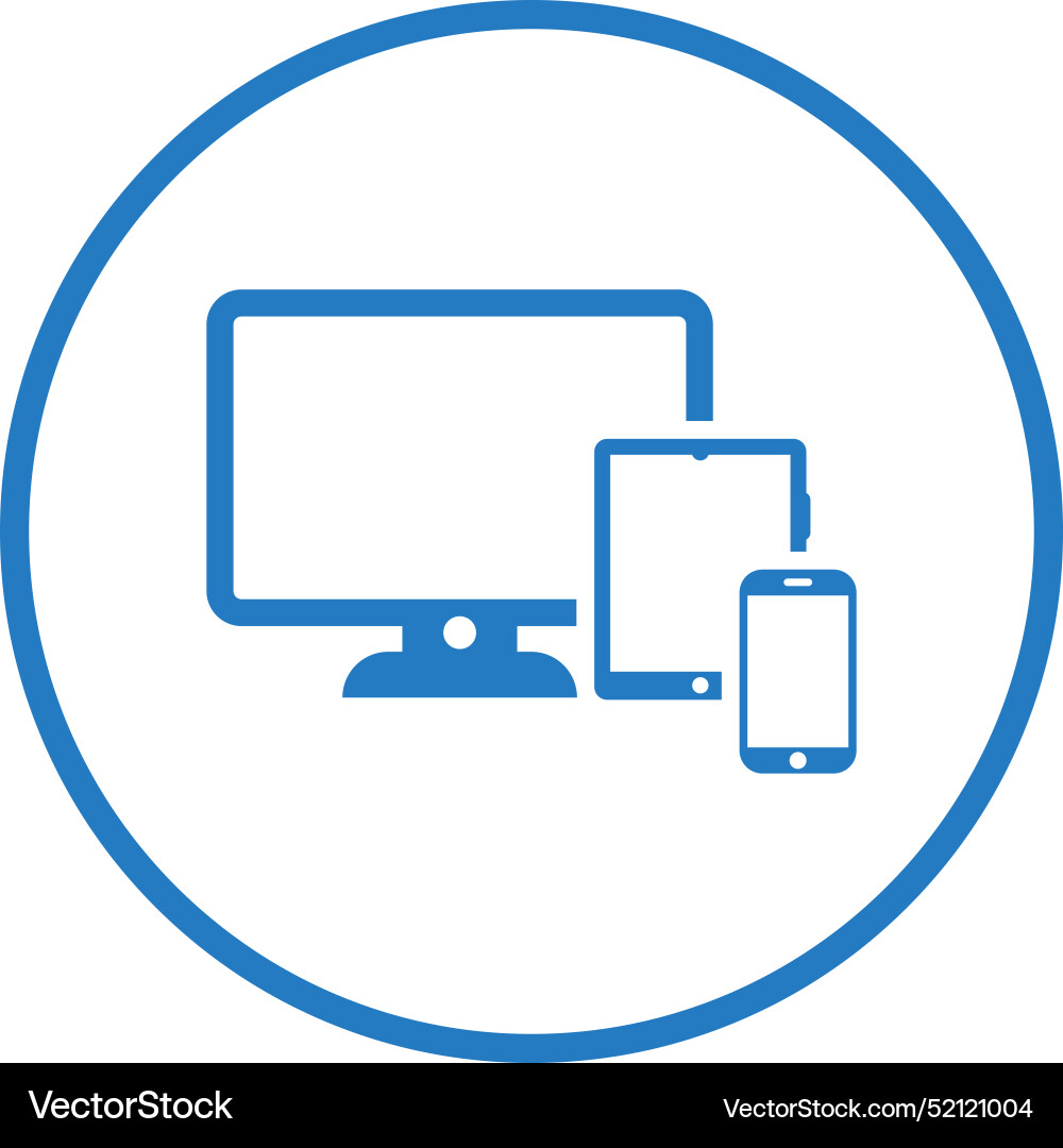 Device electronic gadget icon Royalty Free Vector Image