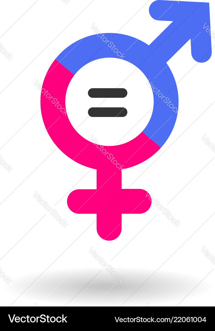 Gender equality Royalty Free Vector Image - VectorStock