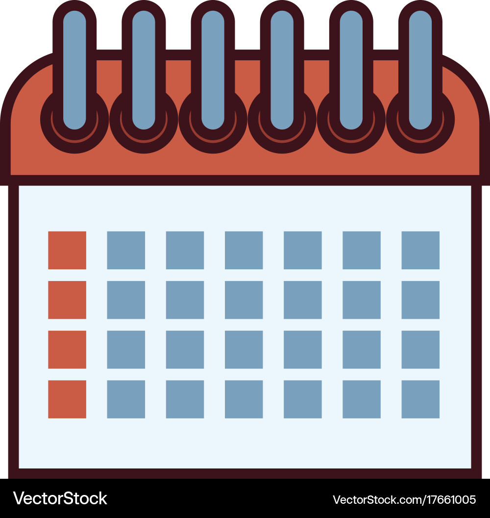 Calendar event date Royalty Free Vector Image - VectorStock