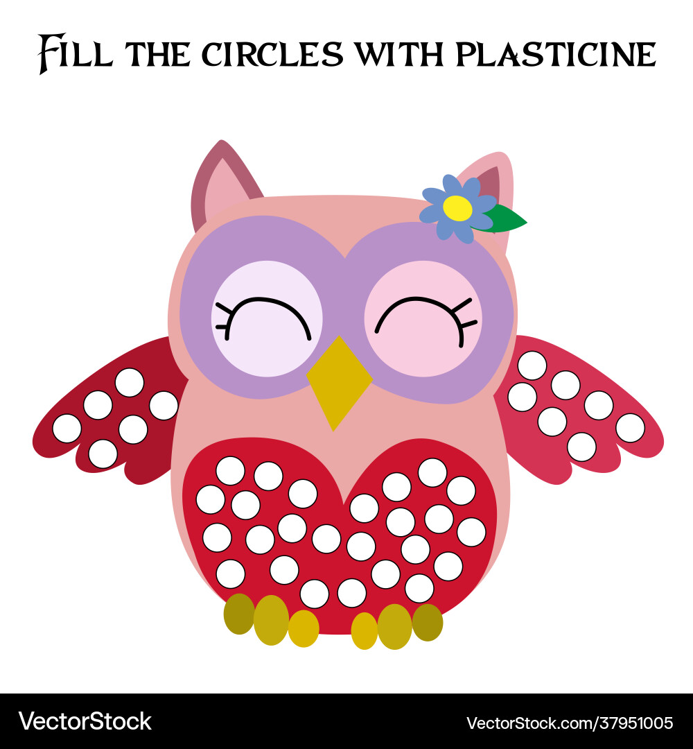 Educational paper game for preschoolers Royalty Free Vector