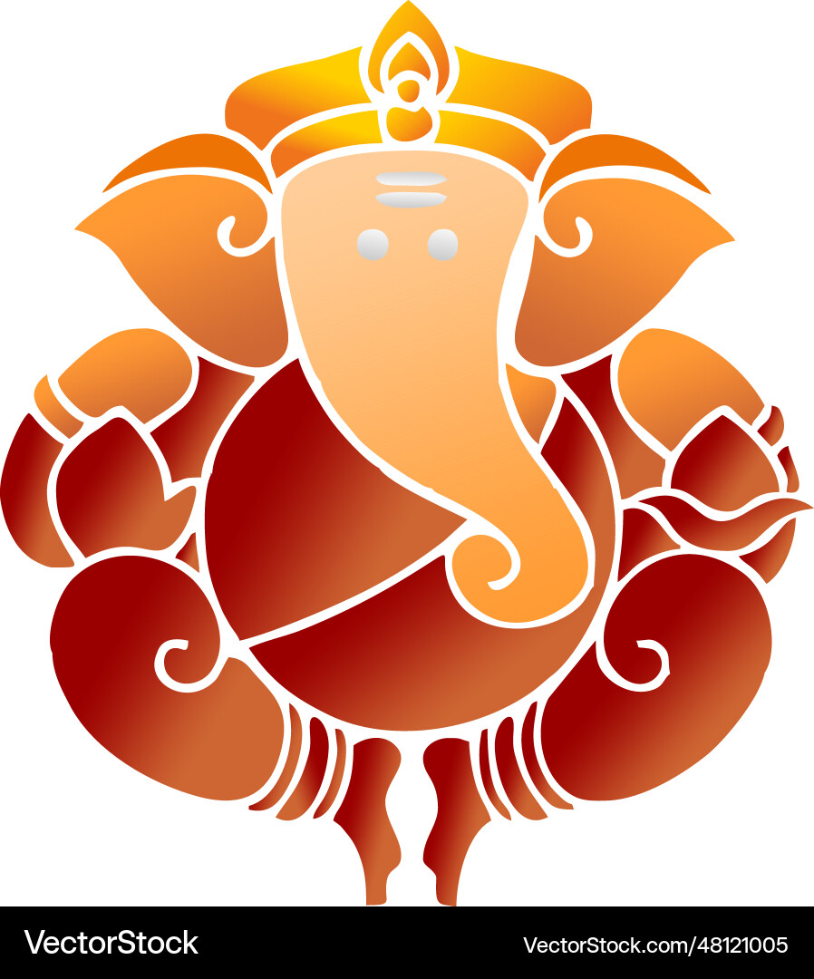 Ganesh ji Royalty Free Vector Image - VectorStock