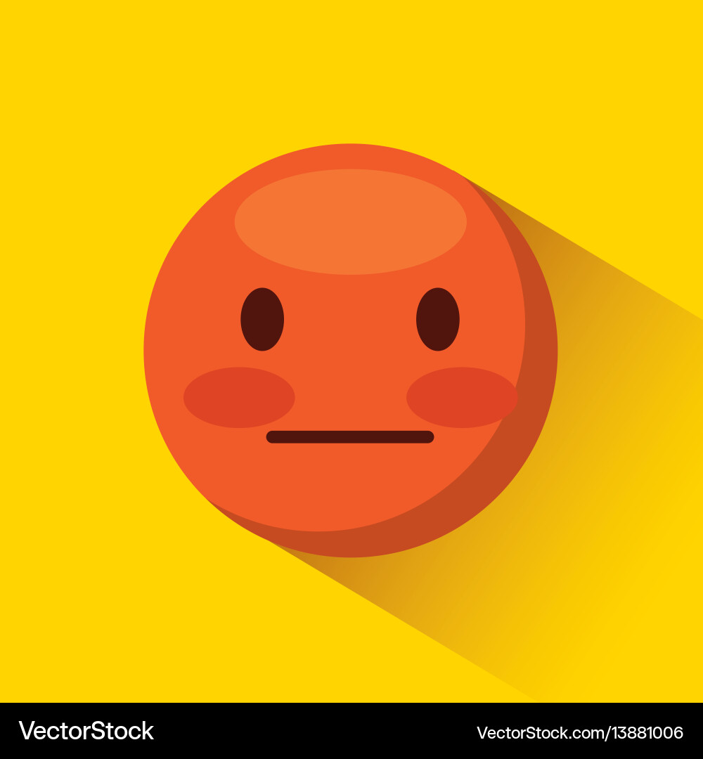 Emoticon face icon Royalty Free Vector Image - VectorStock