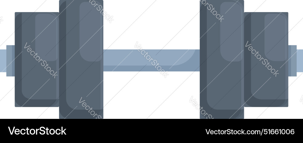 Heavy dumbbell representing healthy lifestyle Vector Image