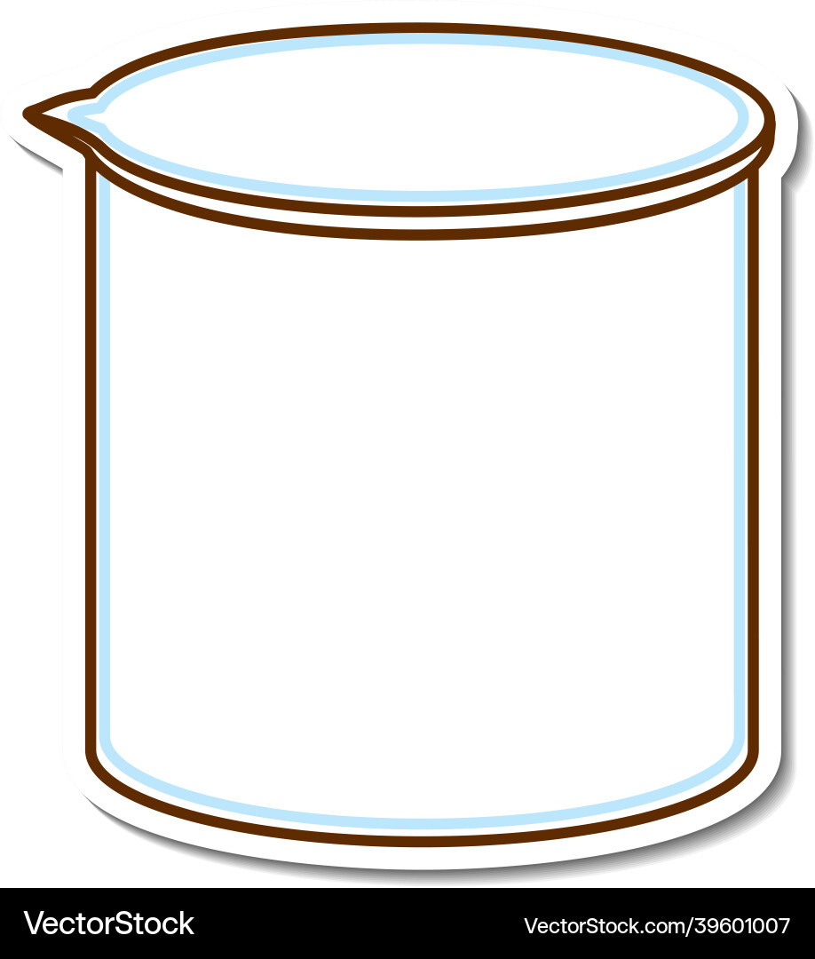 Laboratory Glassware Stickers Royalty Free Vector Image