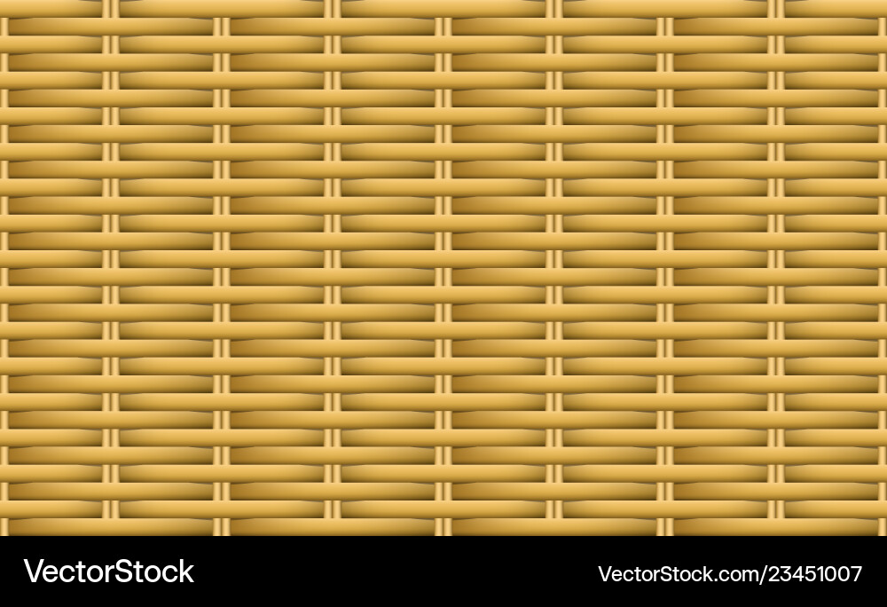Seamless brown weave rattan pattern art Royalty Free Vector