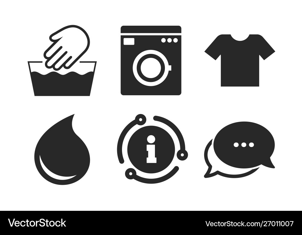 Wash icon not machine washable symbol Royalty Free Vector