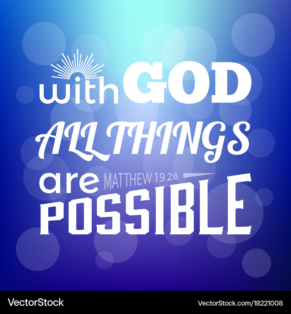 Bible verse from matthew Royalty Free Vector Image