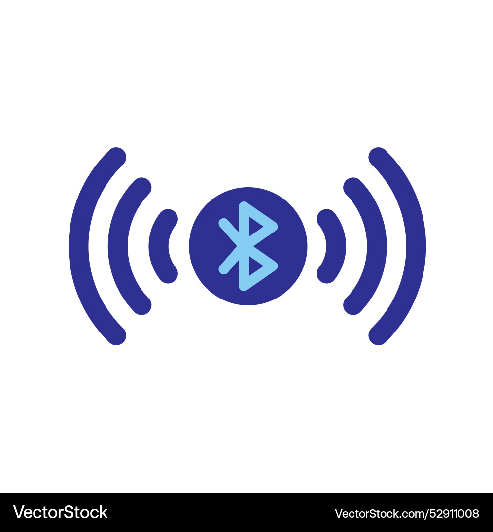 Bluetooth sign icon design in trendy style Vector Image