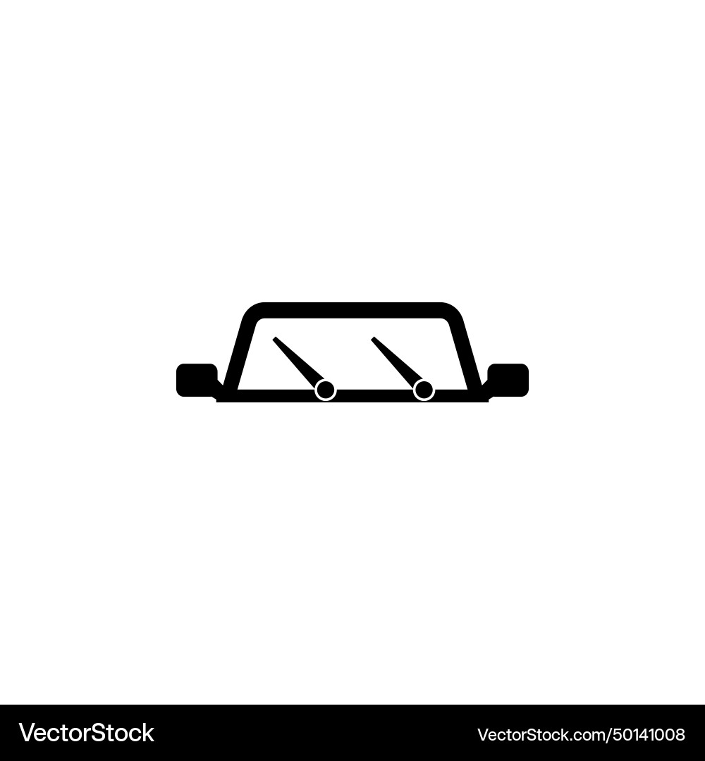 Car windscreen wiper Royalty Free Vector Image