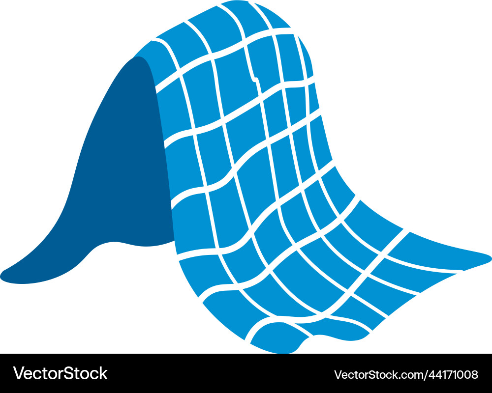 Cloth for cleaning and wiping surfaces Royalty Free Vector