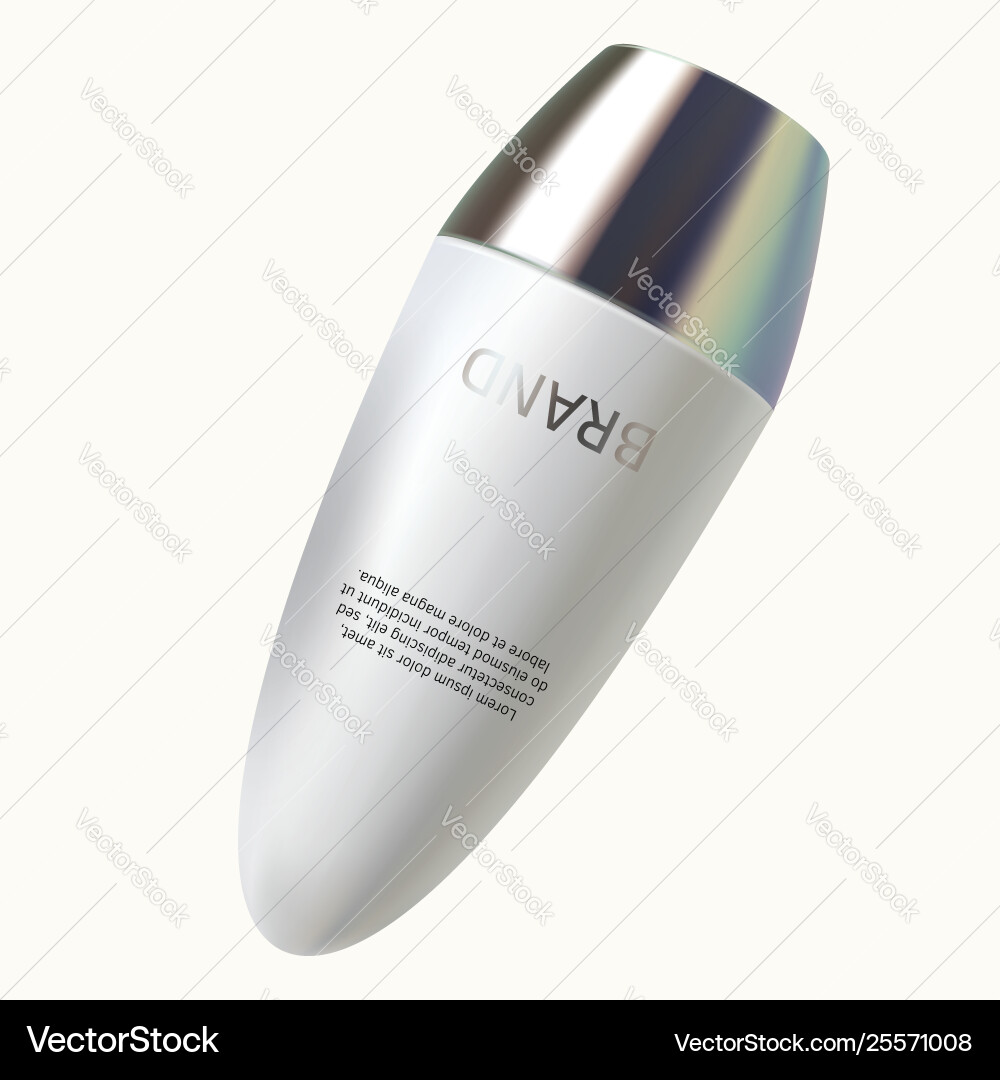 Roll-on deodorant antiperspirant realistic Vector Image