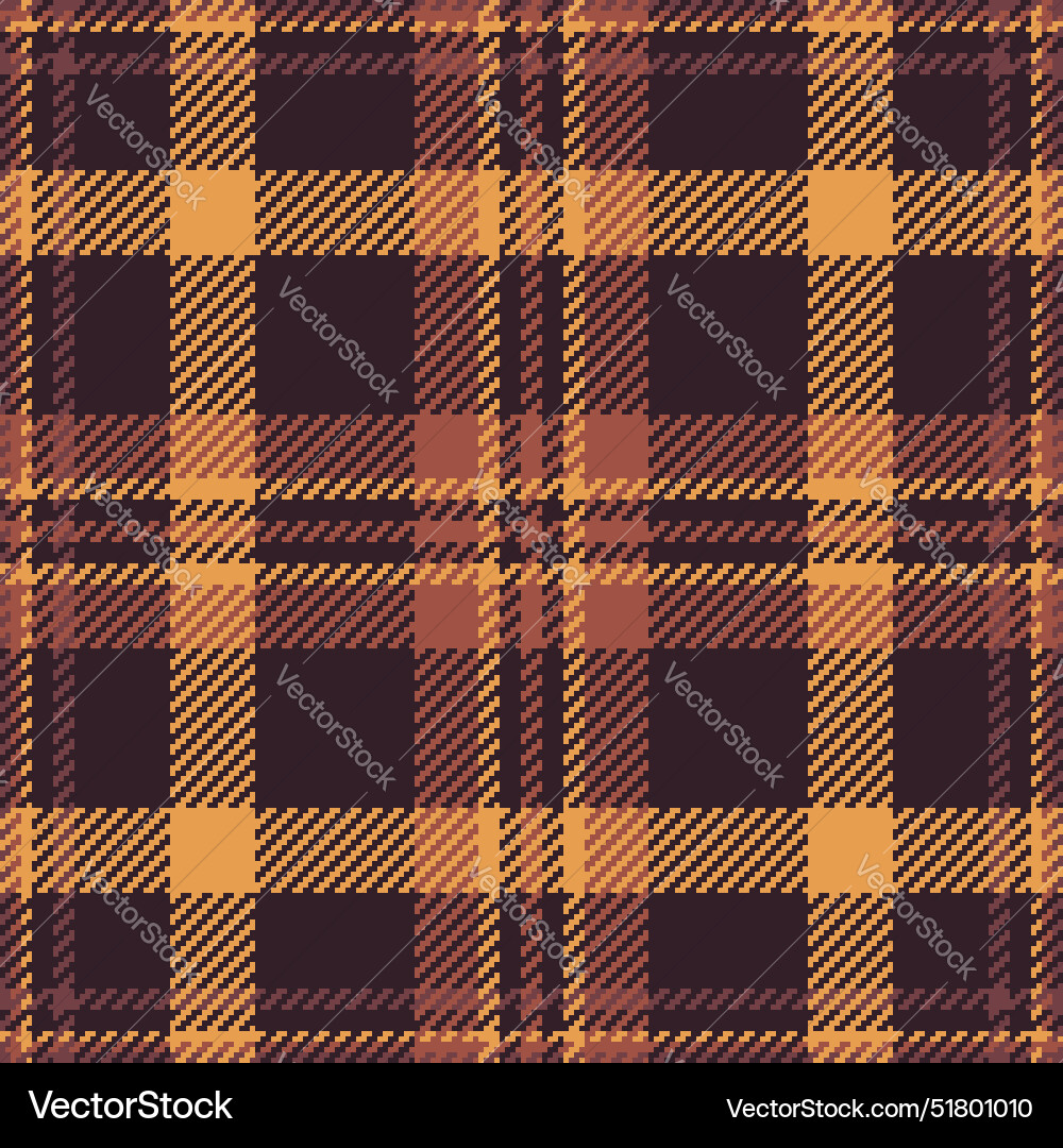 French tartan plaid check mixed fabric pattern Vector Image