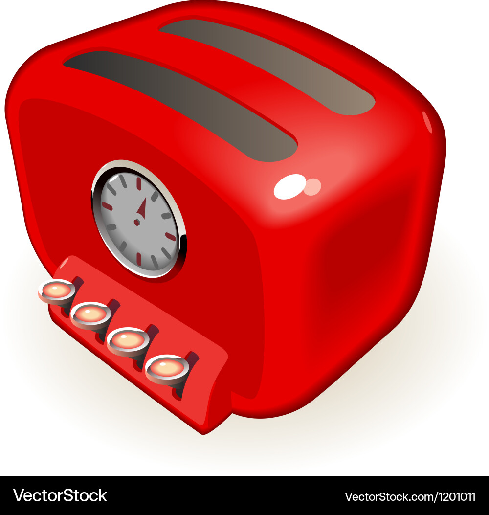 Toaster Royalty Free Vector Image - VectorStock