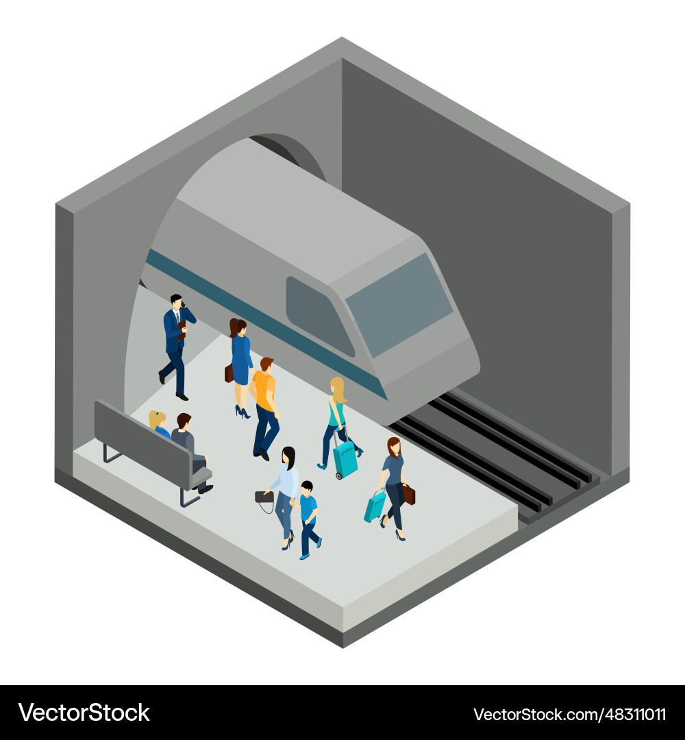 Underground people Royalty Free Vector Image - VectorStock