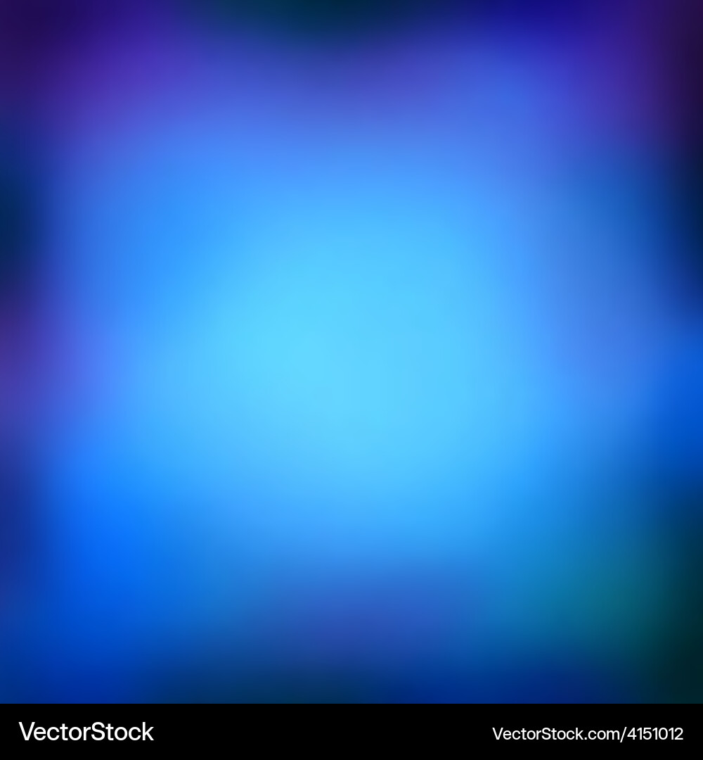Abstract blur blue background Royalty Free Vector Image