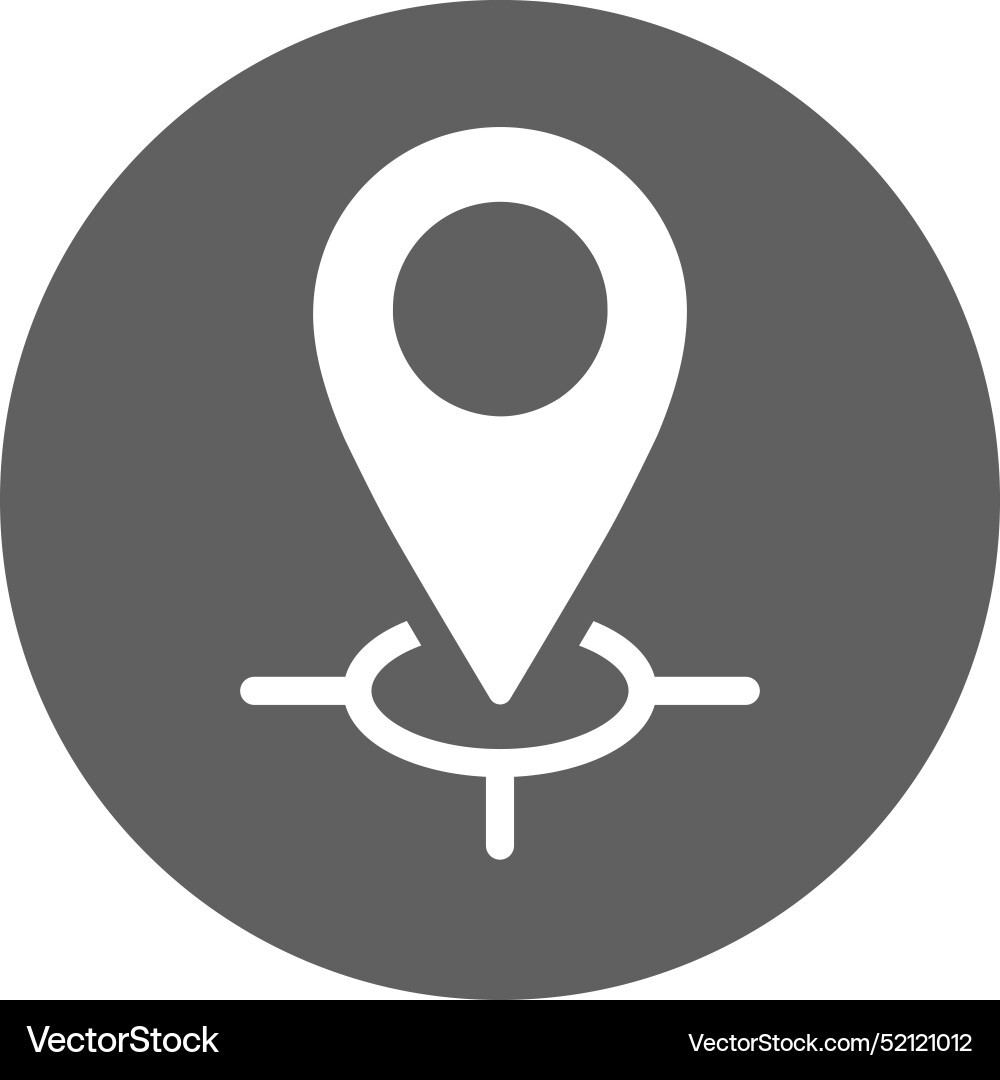 Direction location mark icon Royalty Free Vector Image