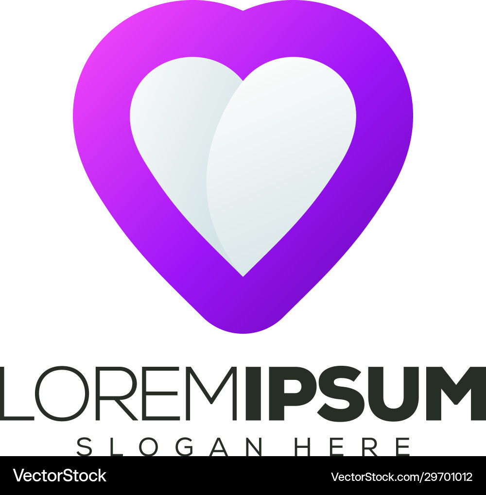 Love logo design Royalty Free Vector Image - VectorStock