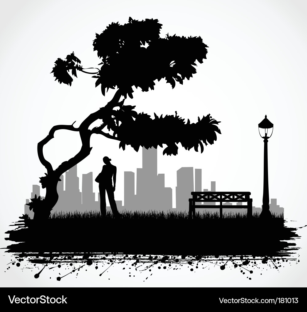 Urban scene Royalty Free Vector Image - VectorStock