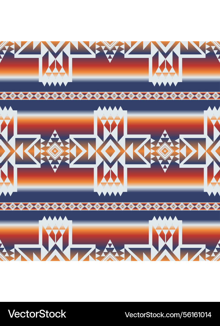 Colorful native american geometric pattern Vector Image