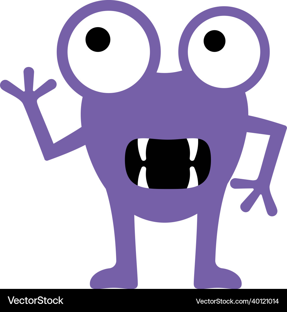 Frog alien Royalty Free Vector Image - VectorStock