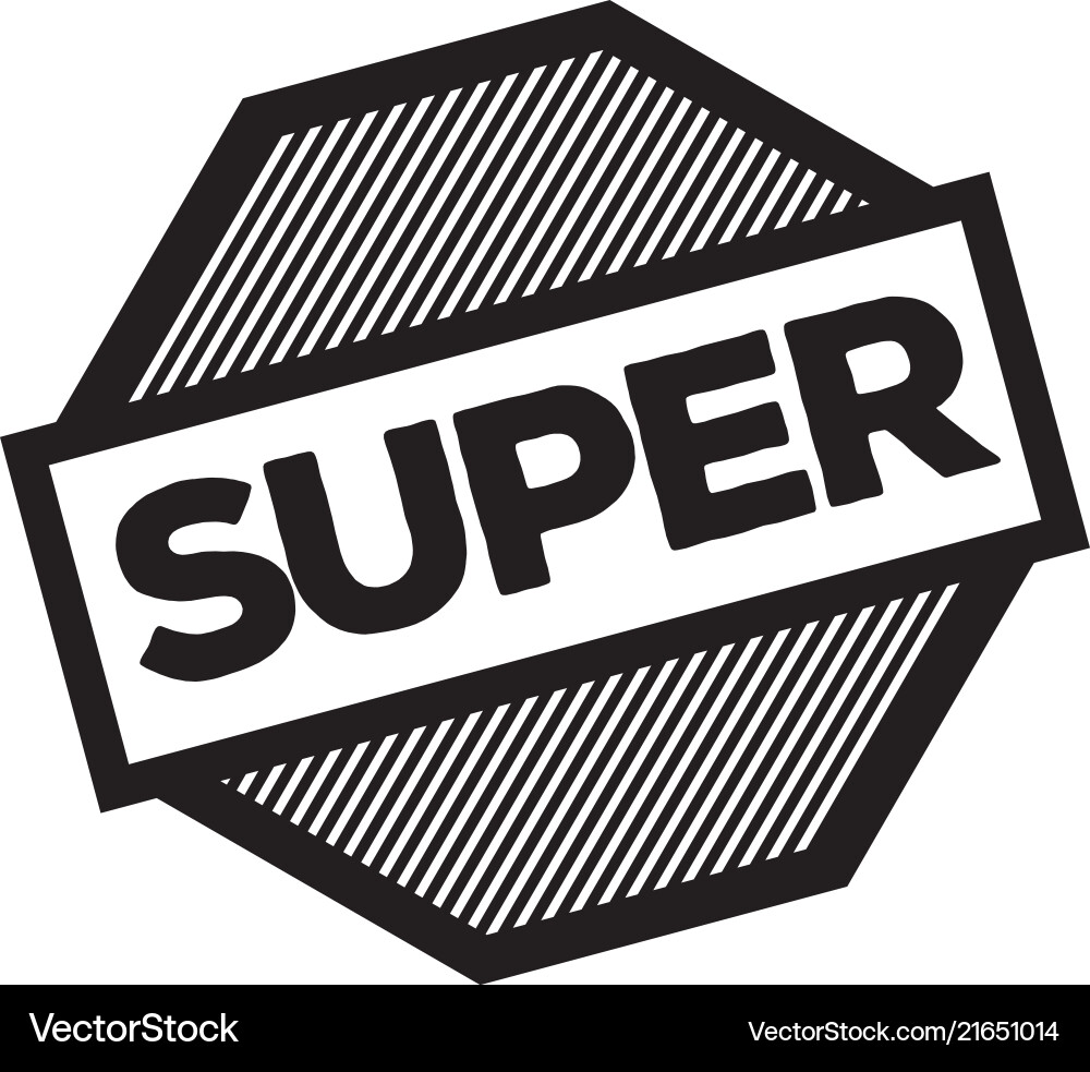 Super black stamp Royalty Free Vector Image - VectorStock