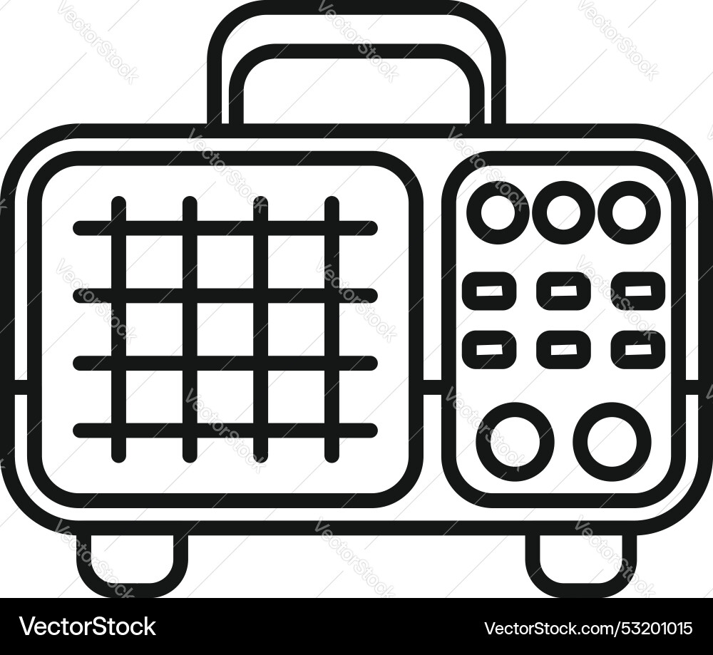 Portable digital multimeter for measuring voltage Vector Image