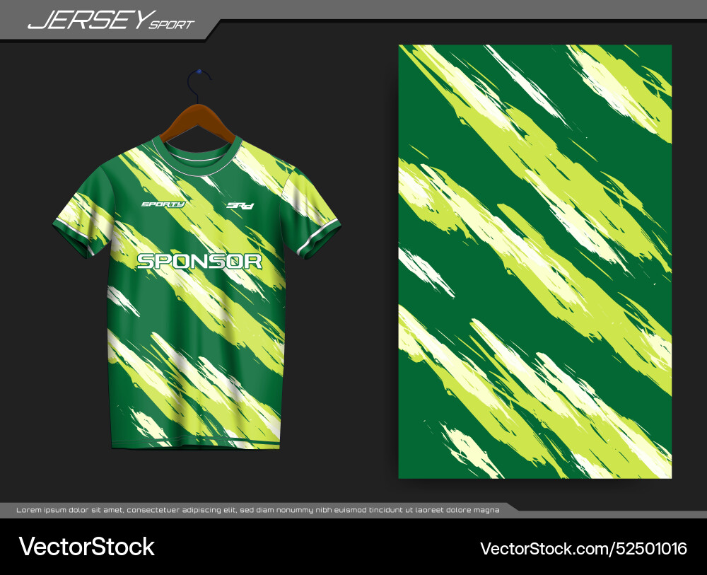 Sports geometric racing jersey design Royalty Free Vector