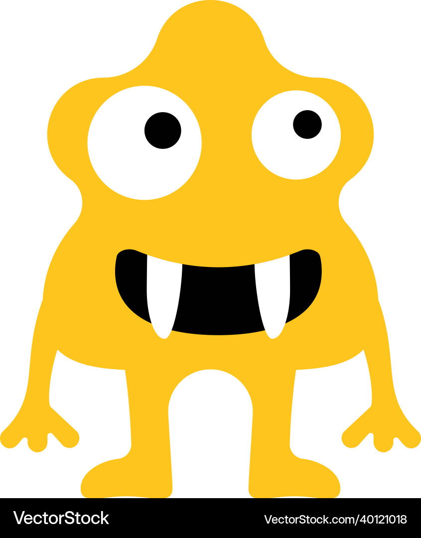 Frog monster Royalty Free Vector Image - VectorStock